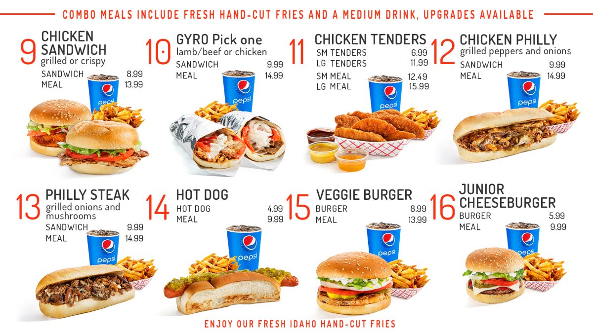 G’s Burgers Menu – G's Burgers