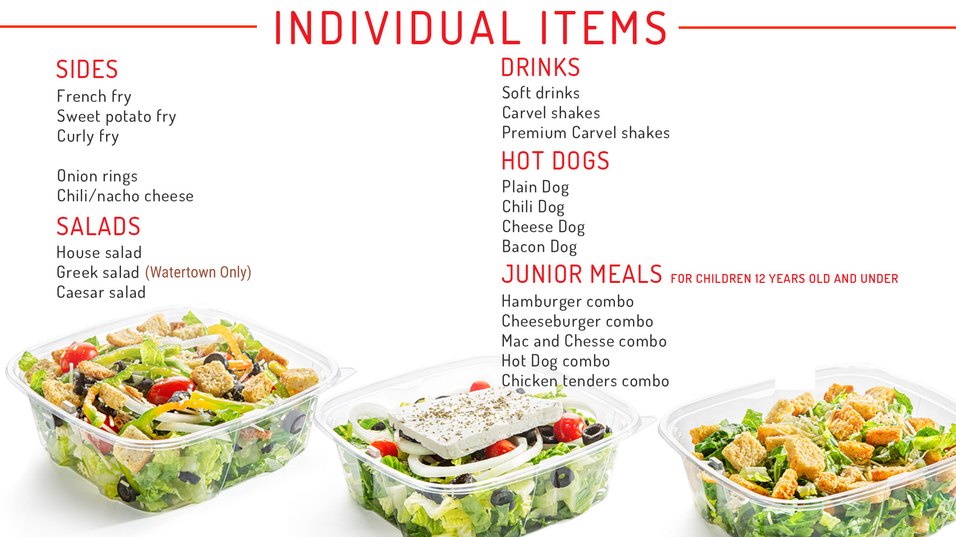 G’s Burgers Menu – G's Burgers